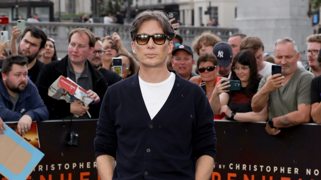Cillian Murphy Rocks Classic Ray-Ban Wayfarers at Oppenheimer London P ...