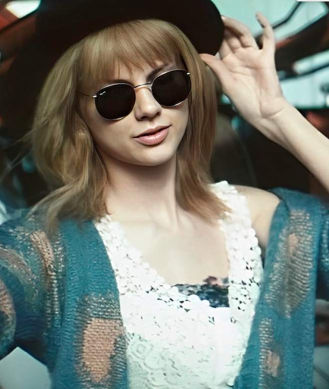 Round and Metal for a Change: Ray-Bans Worn by Taylor Swift in I Knew ...